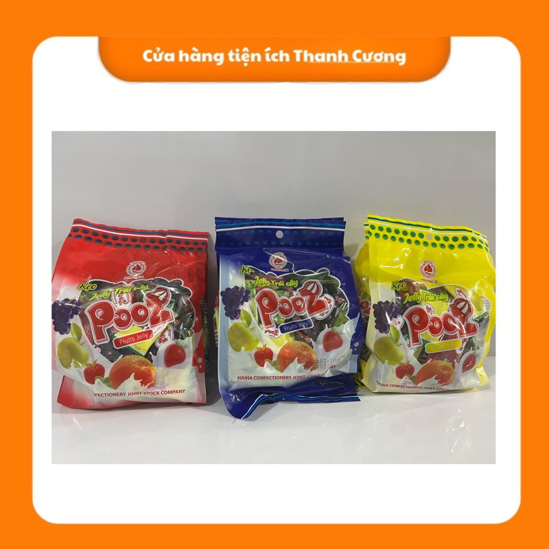 Kẹo Jelly Trái Cây Pooz Hải Hà Gói 350g mix vị hỗn hợp | Shopee Việt Nam