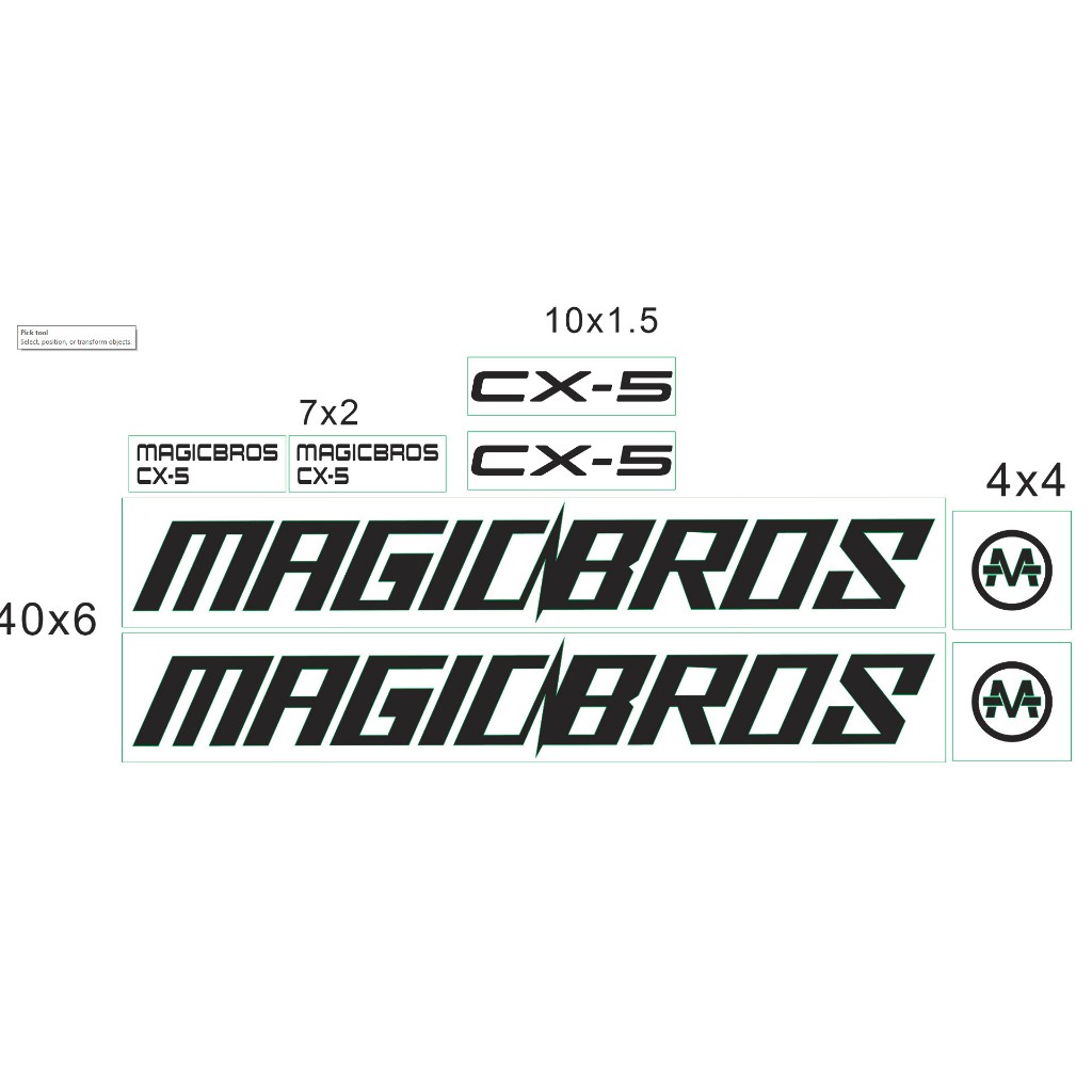 Tem MAGICBROS CX-5 Custom Fixed Gear | Shopee Việt Nam