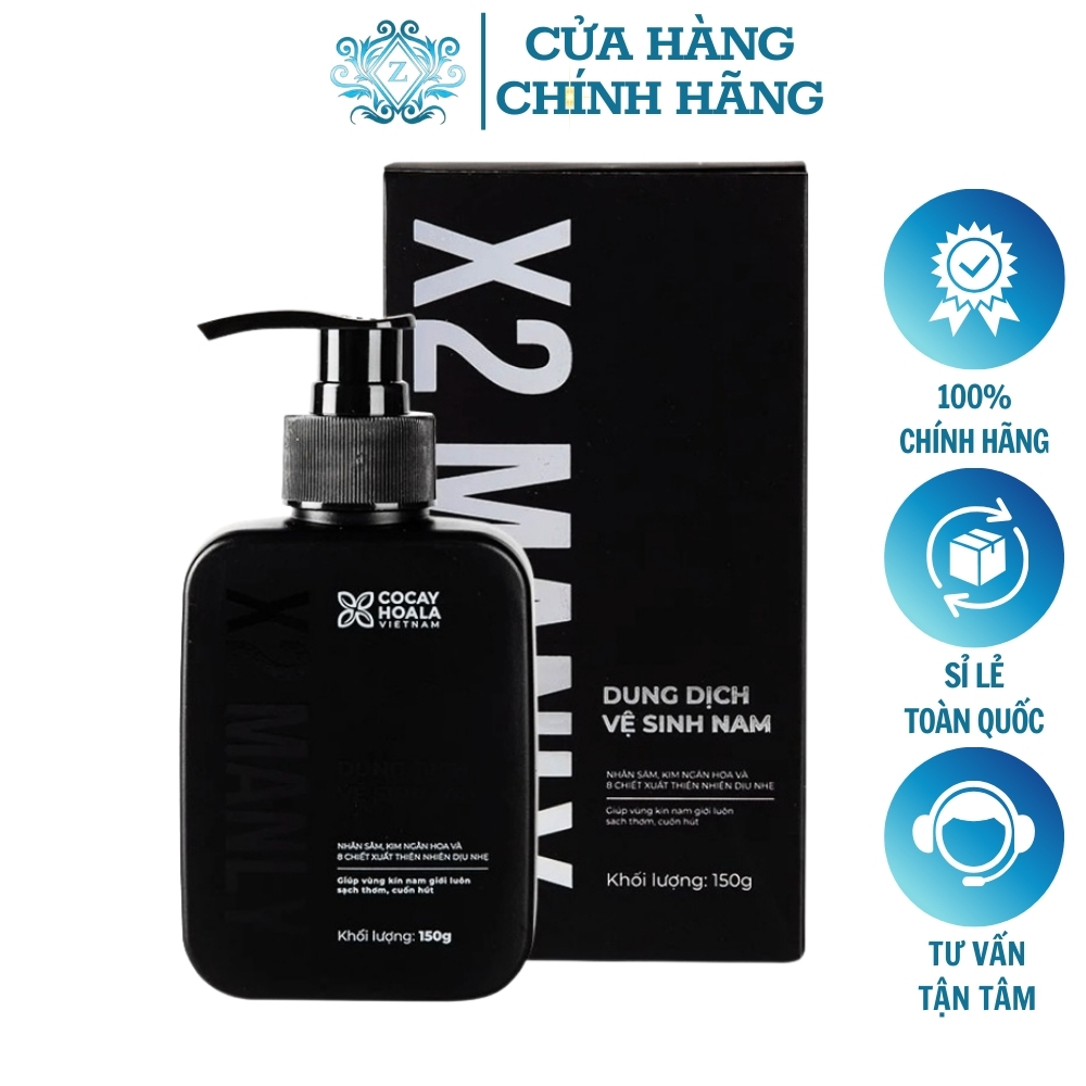 Ddvs Nam X2 Manly Cocayhoala Chính Hãng 150ml Gel Rửa Phụ Khoa Vùng Kín ...