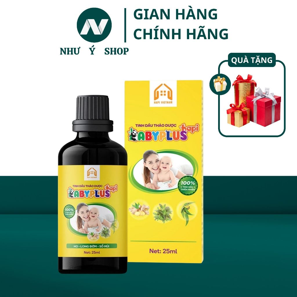Tinh Dầu Thảo Dược Babyplus Hapi, Hỗ Trợ Long Đờm, Hết Ho, Sổ Mũi, Tăng ...