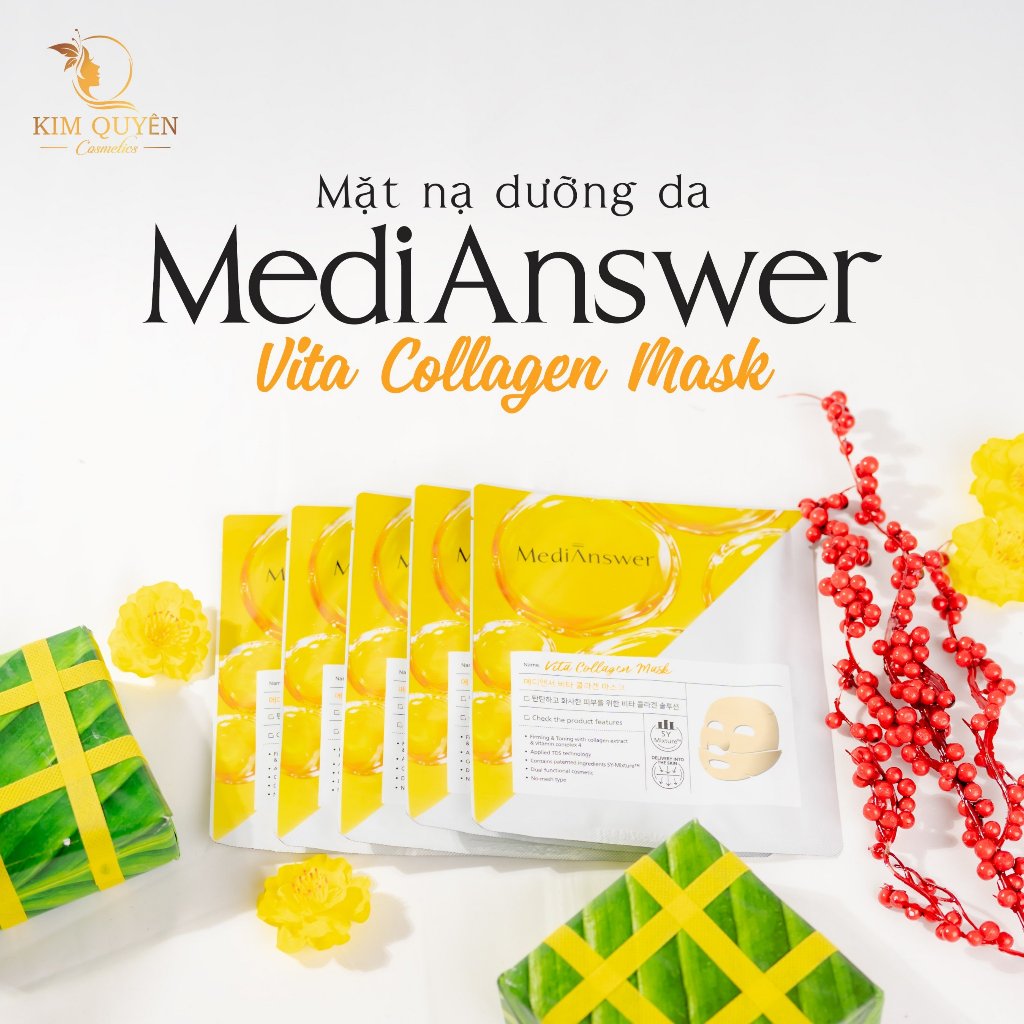 Mặt Nạ Collagen MediAnswer Mặt Nạ Thạch Medi Answer Mask Dưỡng Trắng ...