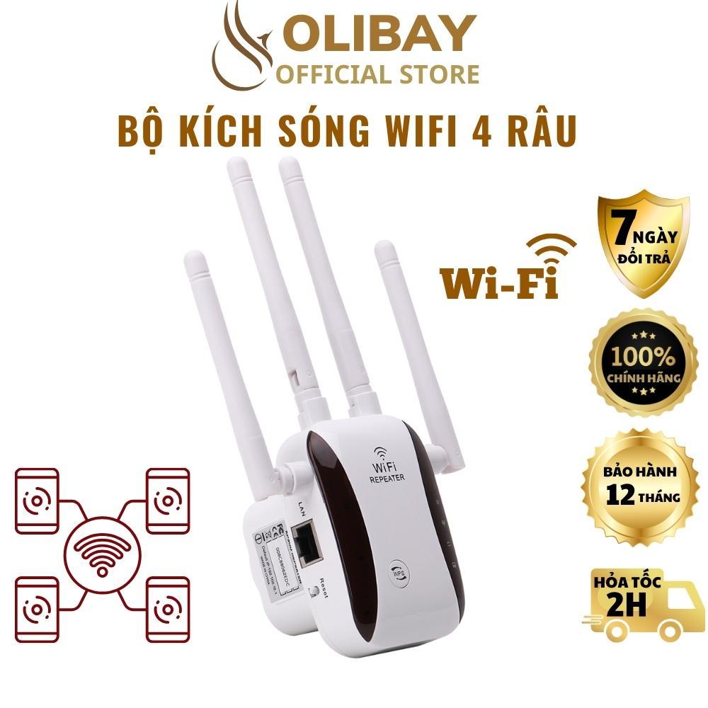 Bộ Kích sóng wifi 4 râu wireless 300Mbps không dây cực mạnh, cục thu ...
