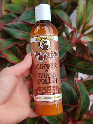 Dung dịch lau bóng đồ đồng, thau Howard Pine-Ola Copper & Brass Polish ...