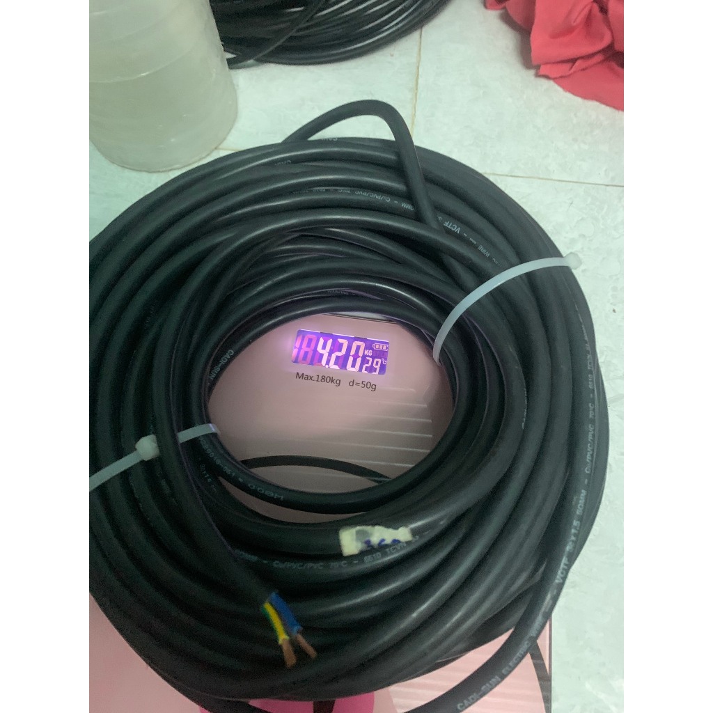 DÂY CÁP ĐIỆN CADISUN VCTF 3X1.5 2P+PE CUỘN 36M 4,2KG | Shopee Việt Nam