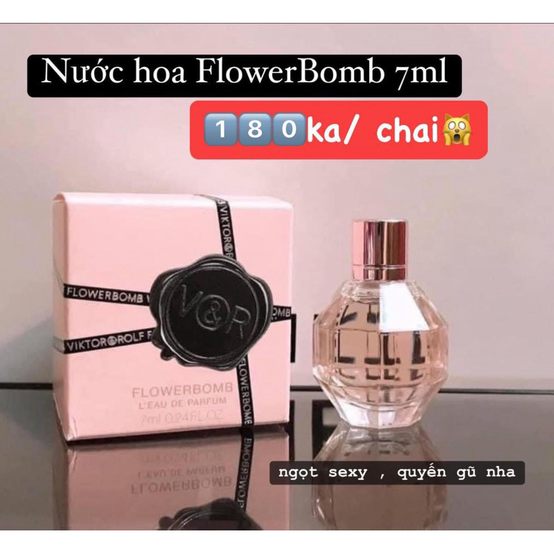 Nước hoa Flowerbomb mini 7ml fullbox ( bill Sephora) | Shopee Việt Nam