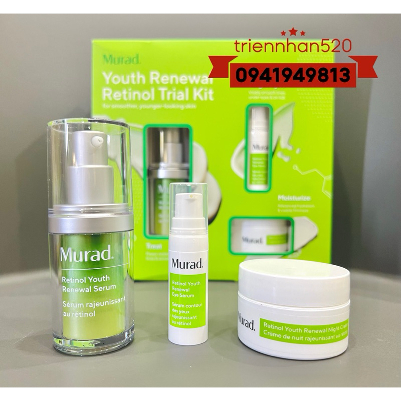 Set dưỡng da chống lão hoá Murad Retinol Ready, Radiant, Retinol ...
