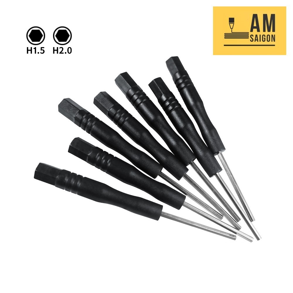 Tua vít lục giác mini H1.5 H2 1.5mm 2mm | Shopee Việt Nam