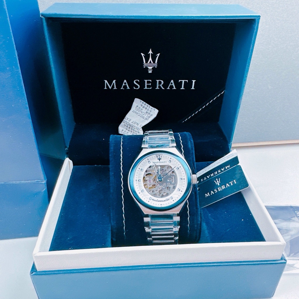 Đồng hồ nam Maserati Triconic Skeleton Dial Automatic R8823139002 Men's ...