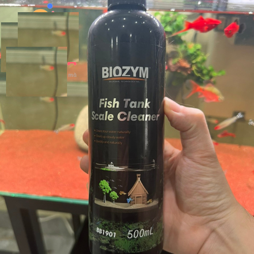 Chai Xịt Tẩy Cặn Canxi Bể Cá Biozym Fish Tank Scale Cleaner chai 500ml ...