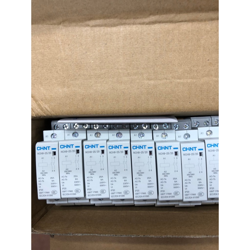 Khởi động từ 1p 220V CHINT 25A 40A 63A contactor HÀNG CHÍNH HÃNG | Shopee Việt Nam