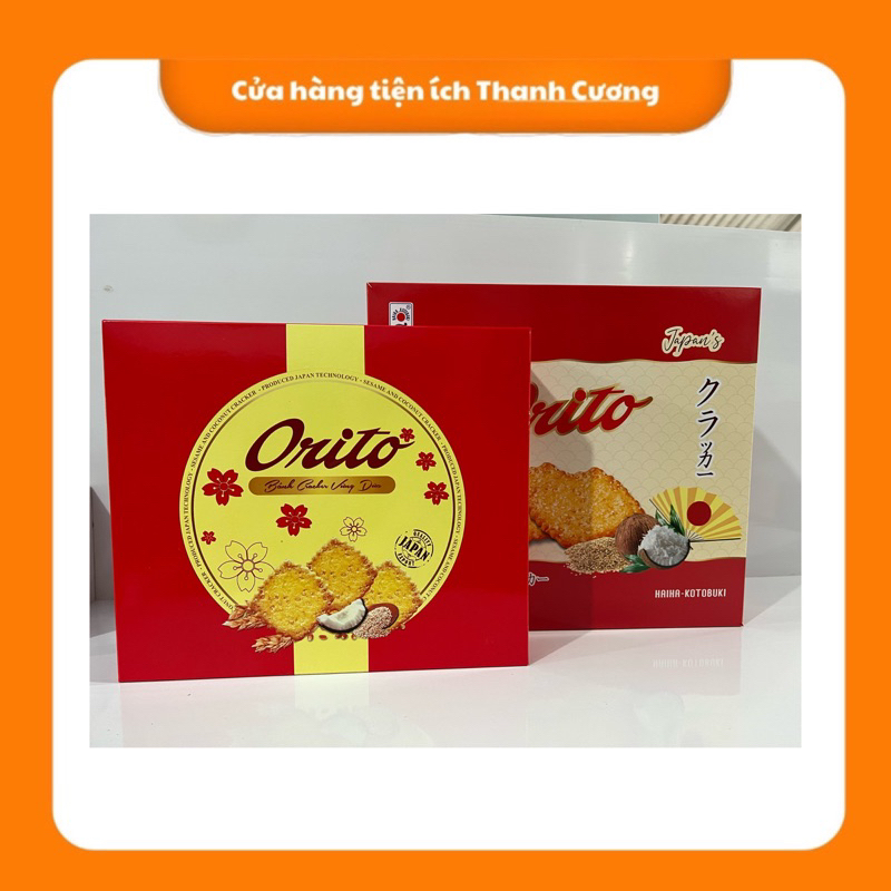 Bánh Cracker Orito vừng dừa 350g/220g | Shopee Việt Nam