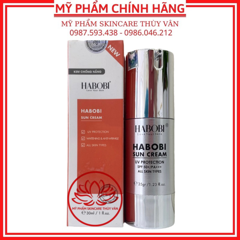Kem Chống Nắng Chính Hãng HABOBI 30g | Shopee Việt Nam