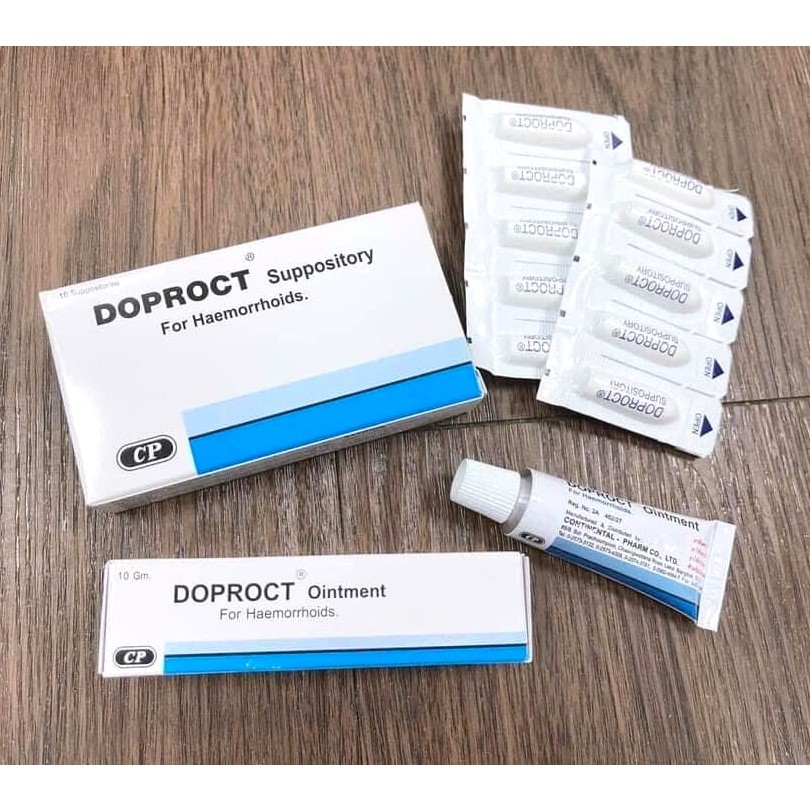 [Chính Hãng] KEM BÔI TRĨ, VIÊN ĐẶT TRĨ DOPROCT THÁI LAN | Shopee Việt Nam
