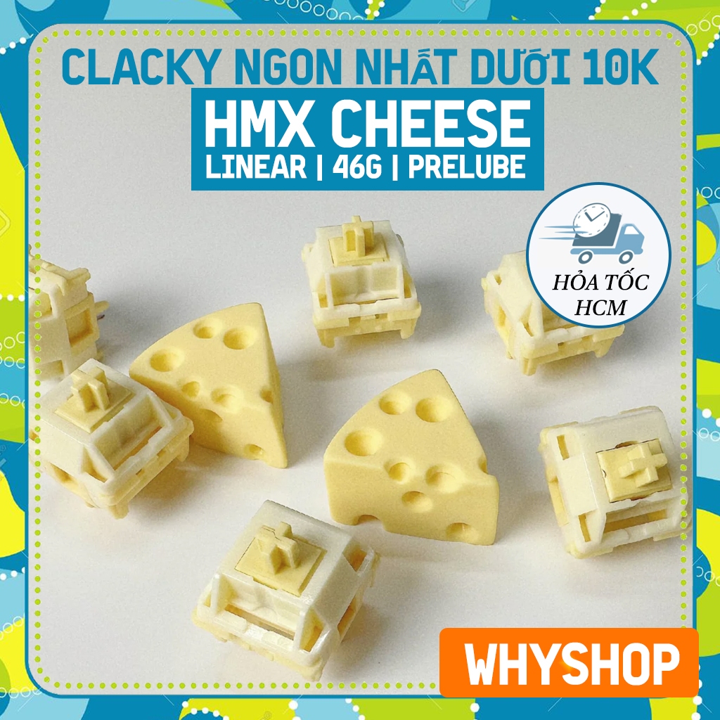 Switch HMX Cheese | Linear 46g Công tắc bàn phím cơ | Shopee Việt Nam