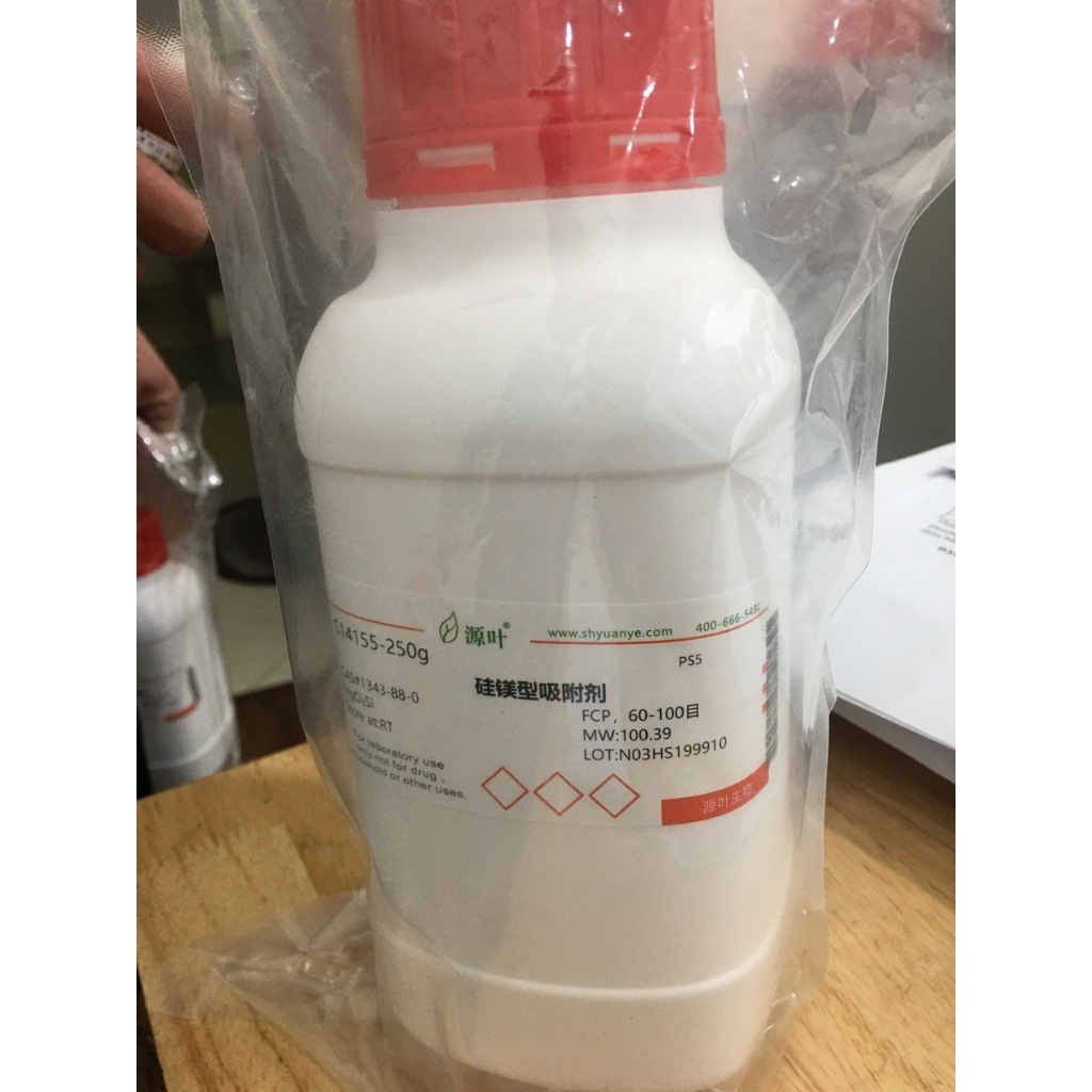 Hạt hấp phụ Florisil Adsorbent for Chromatography CAS 1343-88-0 cỡ hạt ...