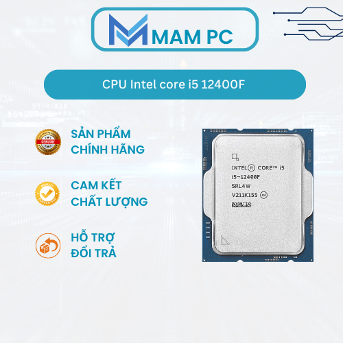 Bộ Vi xử lý CPU Intel core i5 12400F , 12400 ,12600K - i5 13400F ,13400 ...