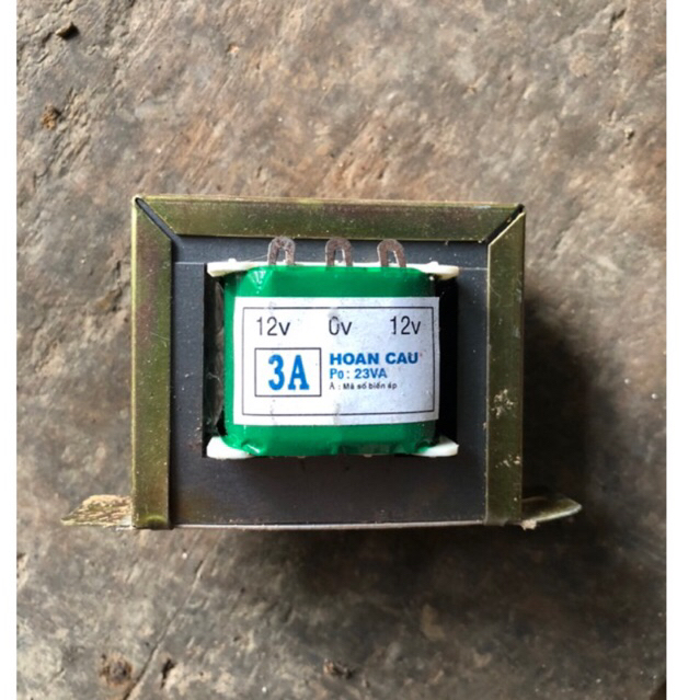 Biến Áp 3A Đối Xứng 12V - Hoàn Cầu (mới chỉ gách bọc bên ngoài ...