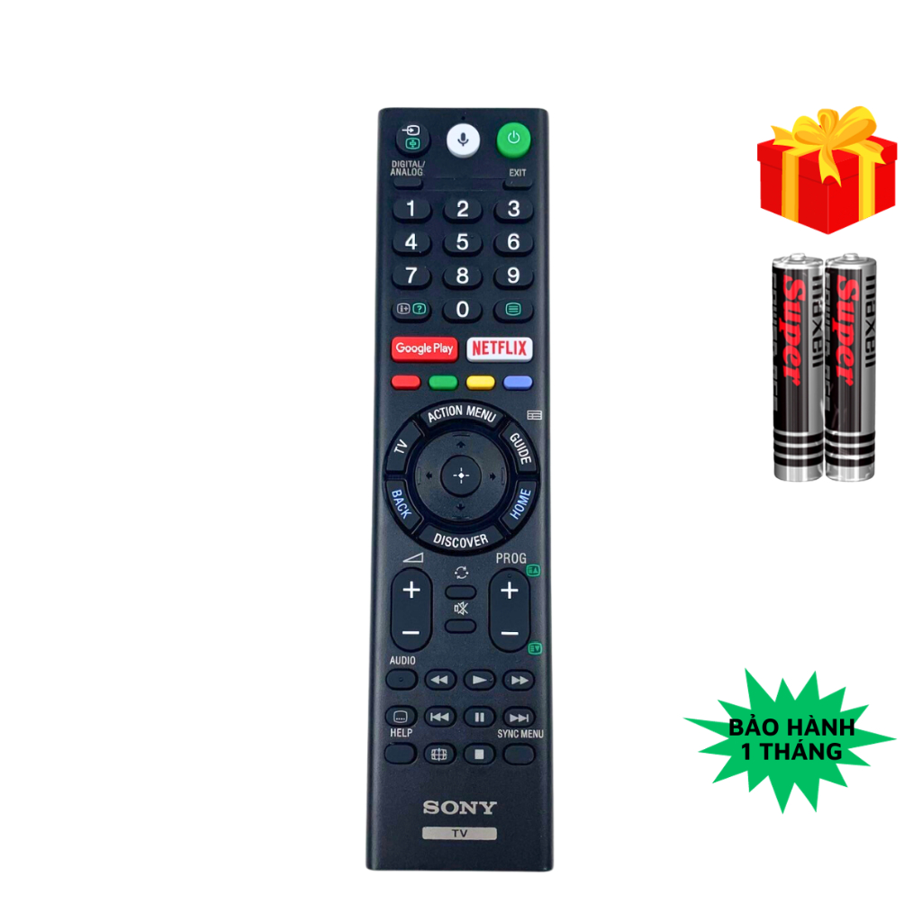 Remote điều khiển tivi SONY Mã 10, tìm kiếm giọng nói, điều khiển TV ...