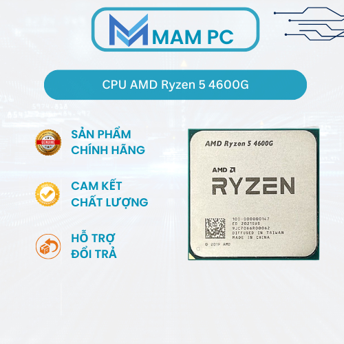 CPU AMD Ryzen 5 4600G 4.2GHz dùng cho main B450 B550 socket AM4 35W | Shopee Việt Nam