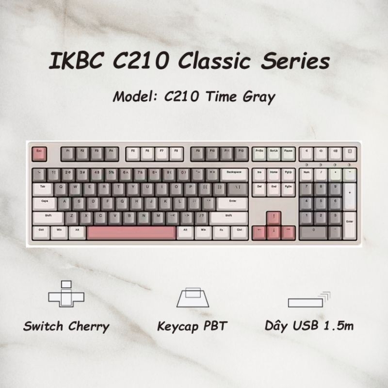[PRE-ORDER][NEW 2023] Bàn phím cơ có dây IKBC CHERRY MX C210 - CLASSIC Series | Shopee Việt Nam