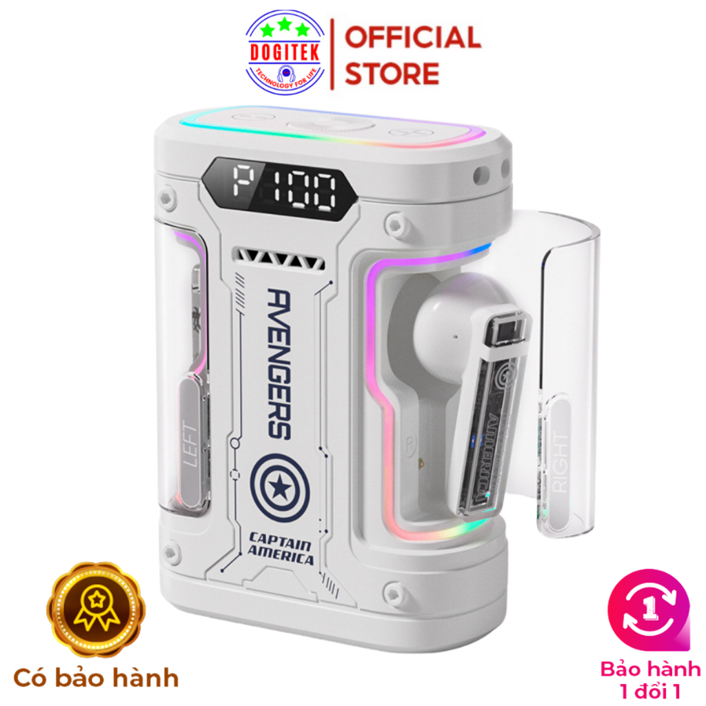 Tai nghe gaming Dogitek Marvel MV10 nhét tai Bluetooth, kiểu đáng độc ...