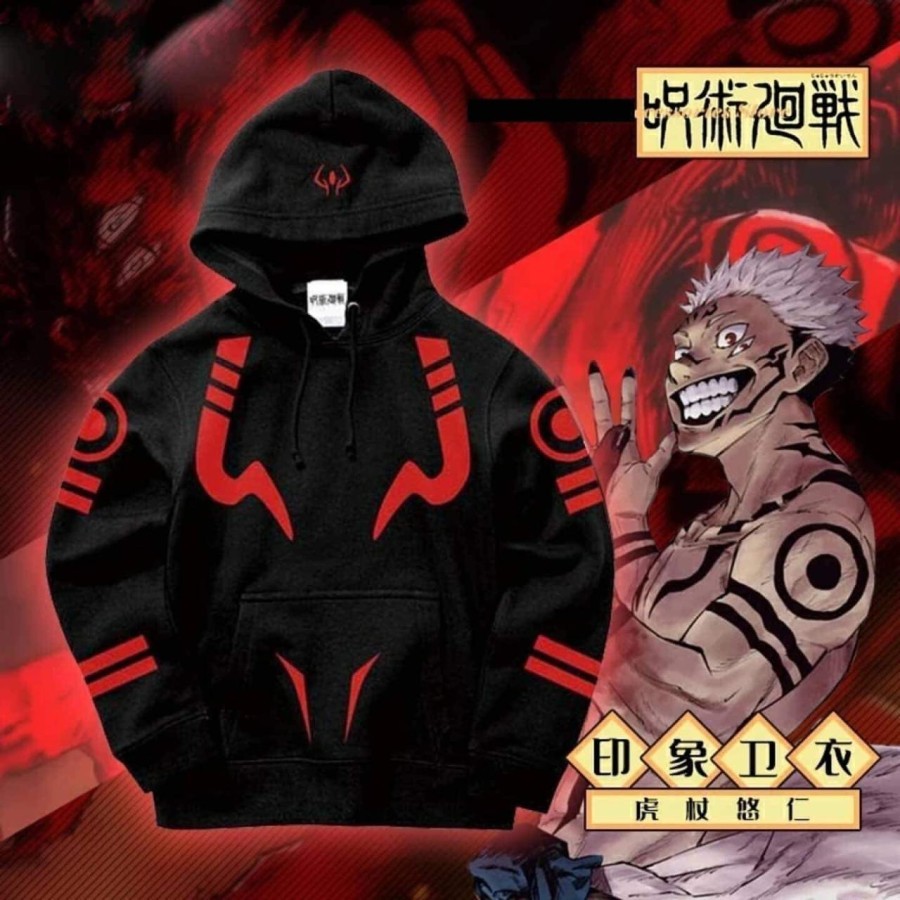 Áo Hoodie in hình Sukuna Tattoo Jujutsu Kaisen độc đẹp giá siêu rẻ ...