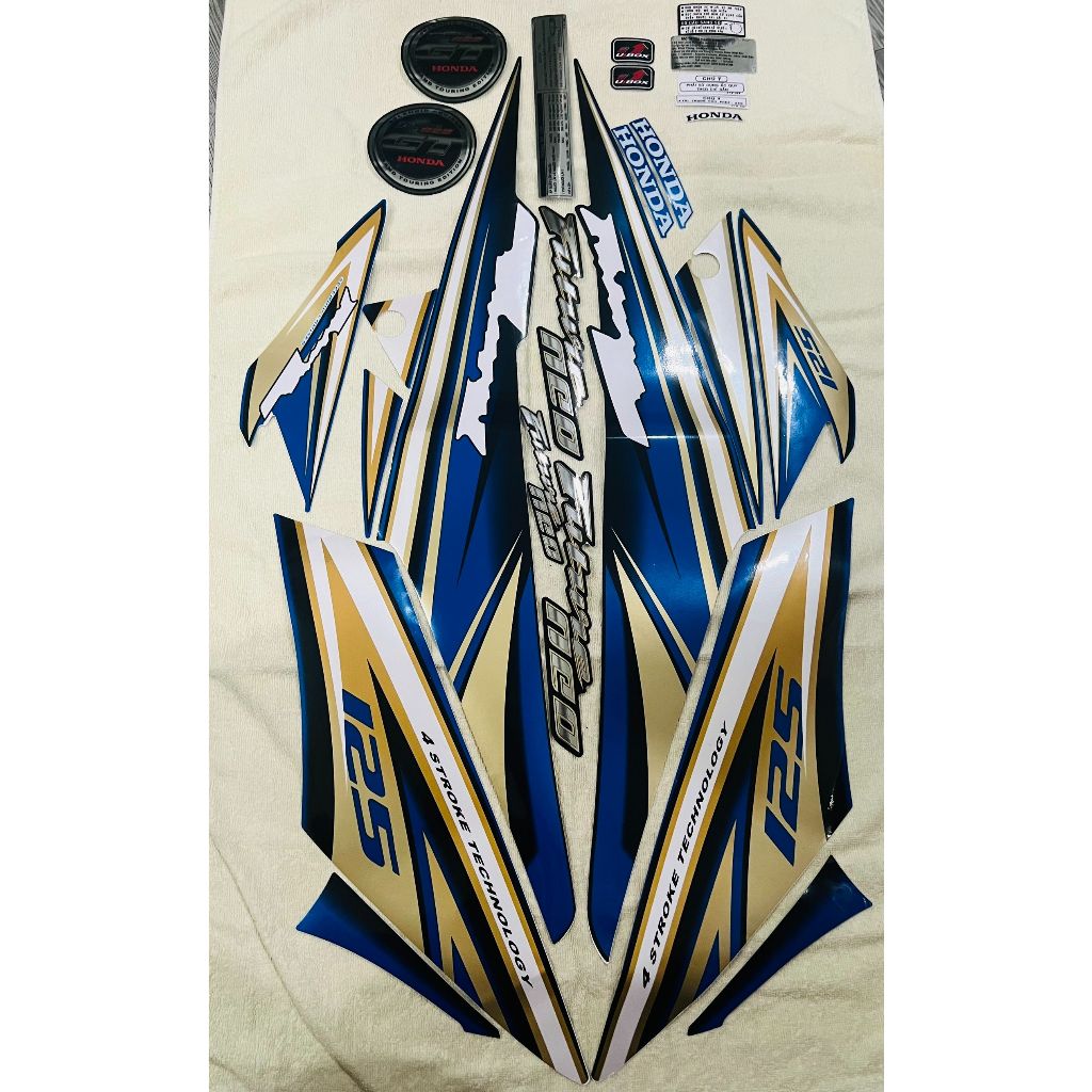 Bộ tem decal dán xe máy honda future neo bản xăng cơ 125 đời 2008 2009 ...