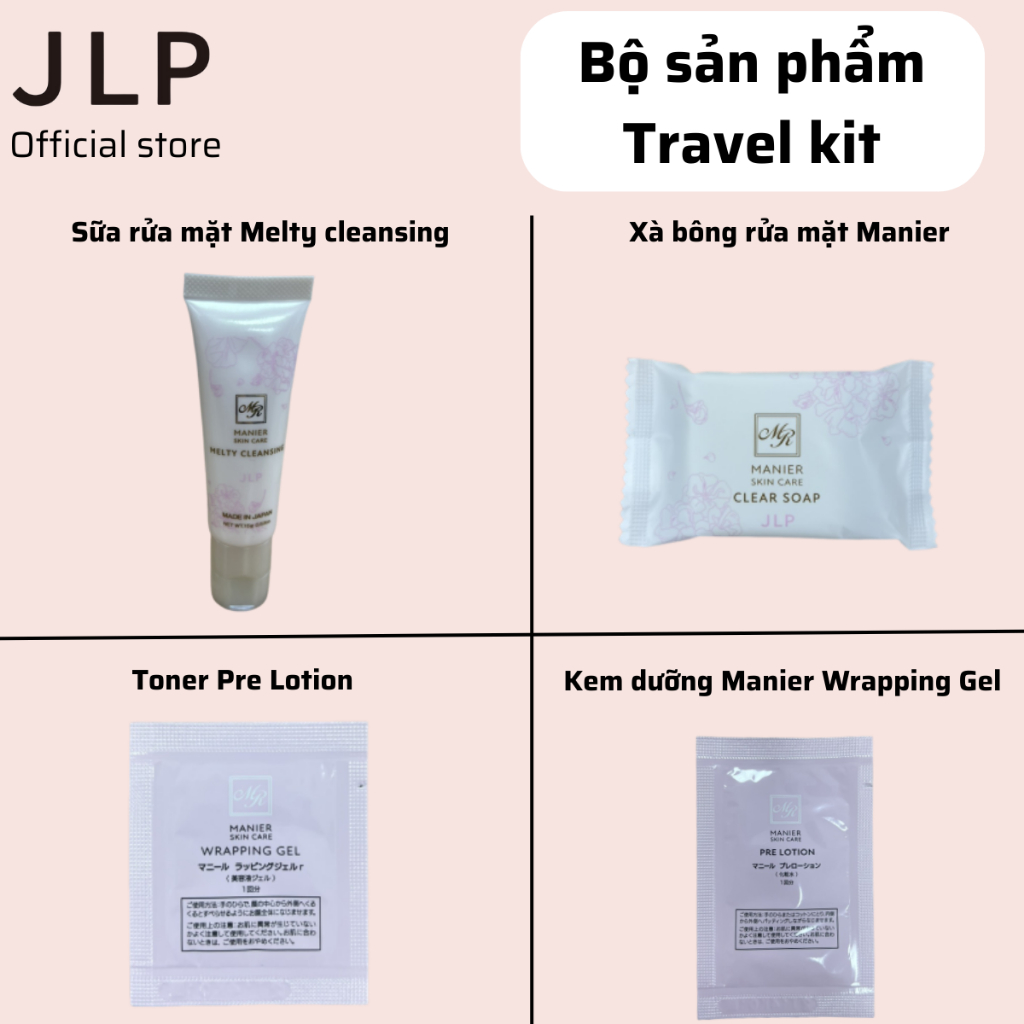 Bộ sản phẩm dưỡng da JLP Minisize Nội địa Nhật Bản | Shopee Việt Nam
