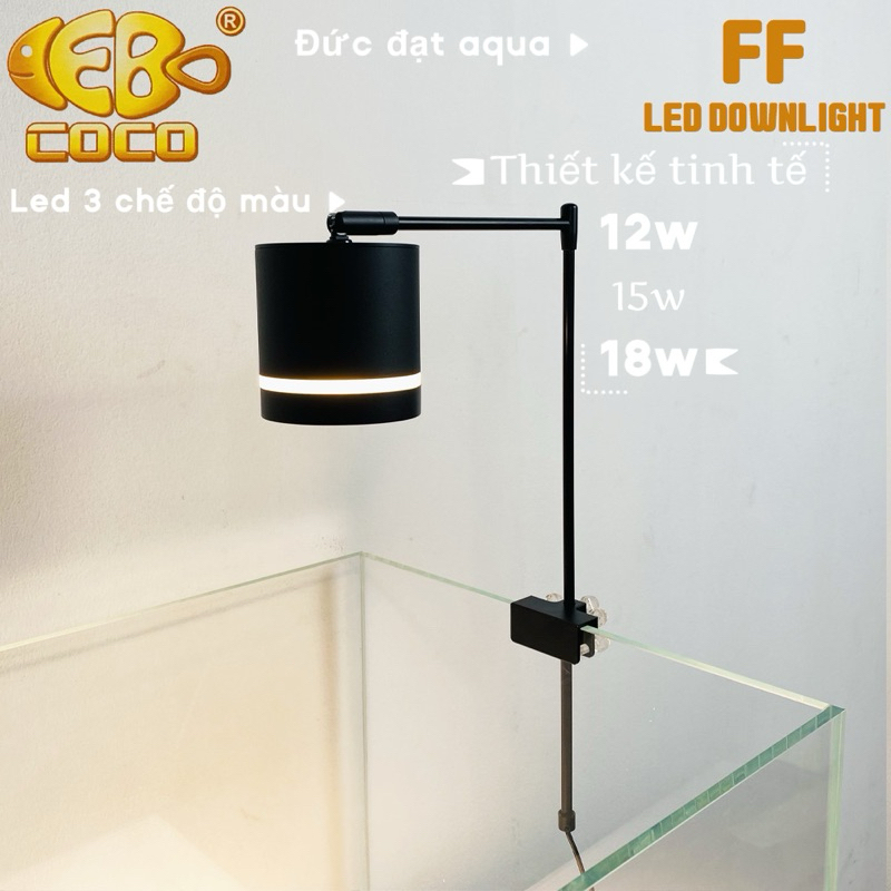 Đèn Led Coco dạng Lon rất tinh tế sang trọng , 12w/15w/18w 3 chế độ màu ...