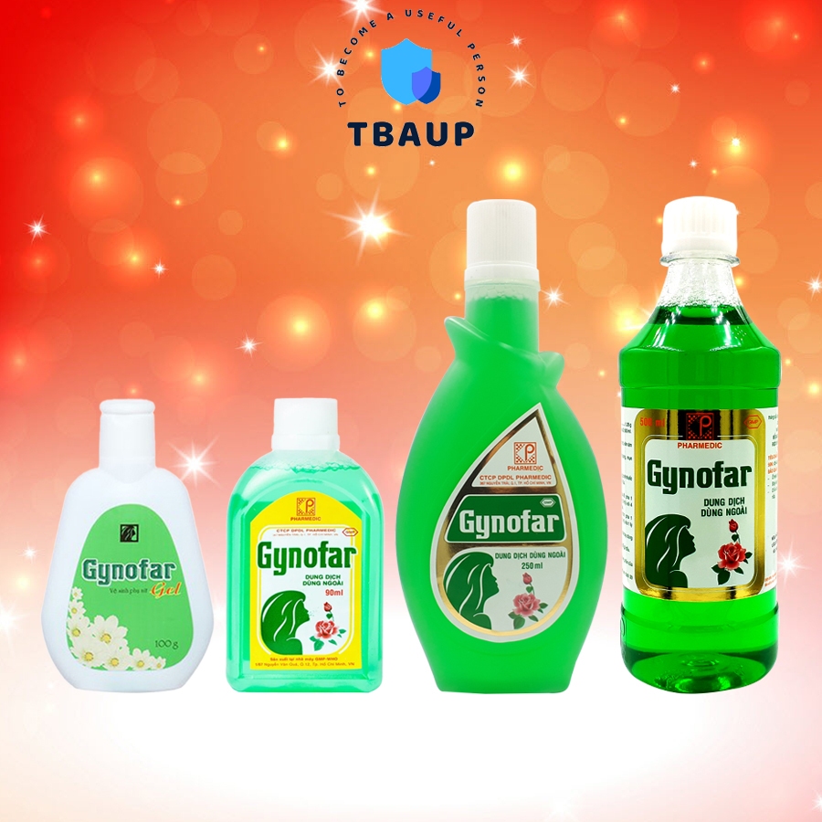 Gynofar - Dung dịch "nước thánh", tắm mụn lưng, rôm sảy, gội chống gàu ...