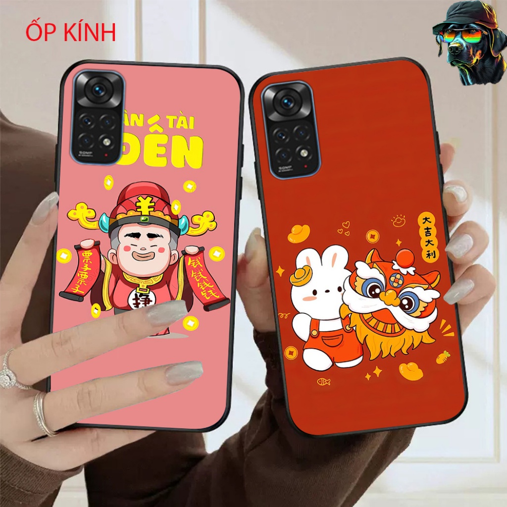 Ốp điện thoại mặt kính Xiaomi redmi note 11 4g / note 11s / note 11 pro ...