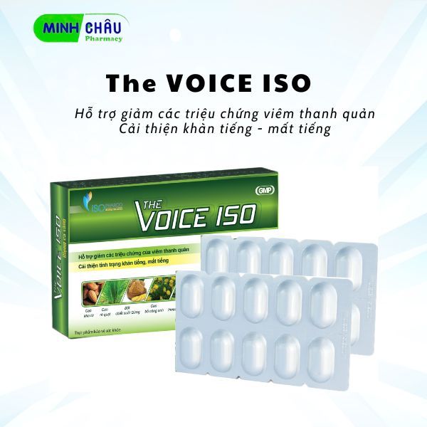 THE VOICE ISO VIÊN UỐNG HỖ TRỢ GIẢM TRIỆU CHỨNG CỦA VIÊM THANH QUẢN ...