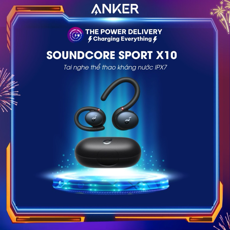 Tai nghe thể thao Bluetooth Soundcore Sport X10 Anker A3961 chuyên dụng ...