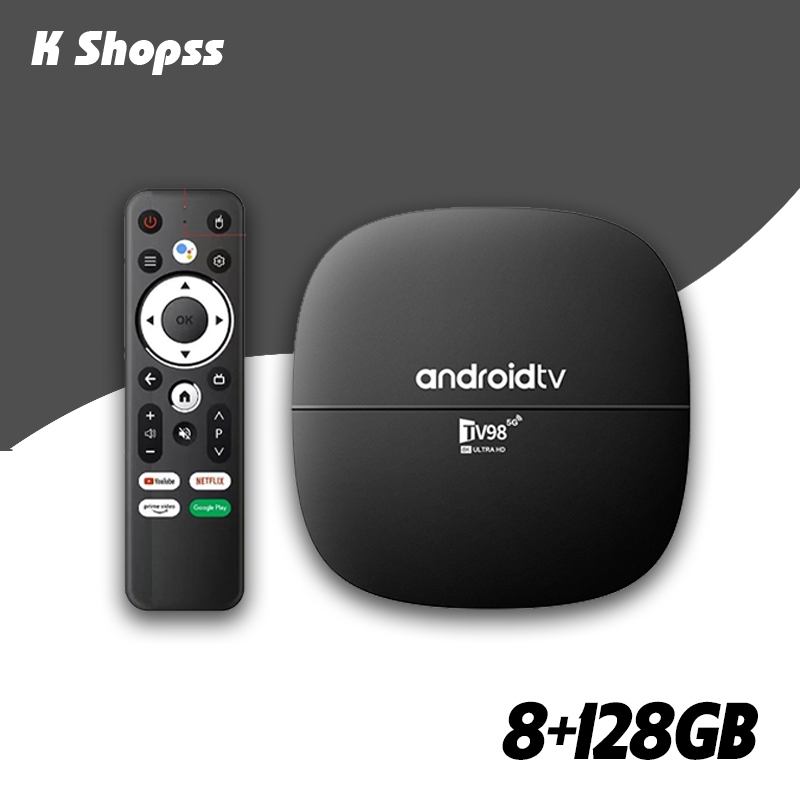 Android TV Box TV98 4K bản 16G+256GB Tiếng Việt Wifi 5G, Bluetooth 4.0 ...