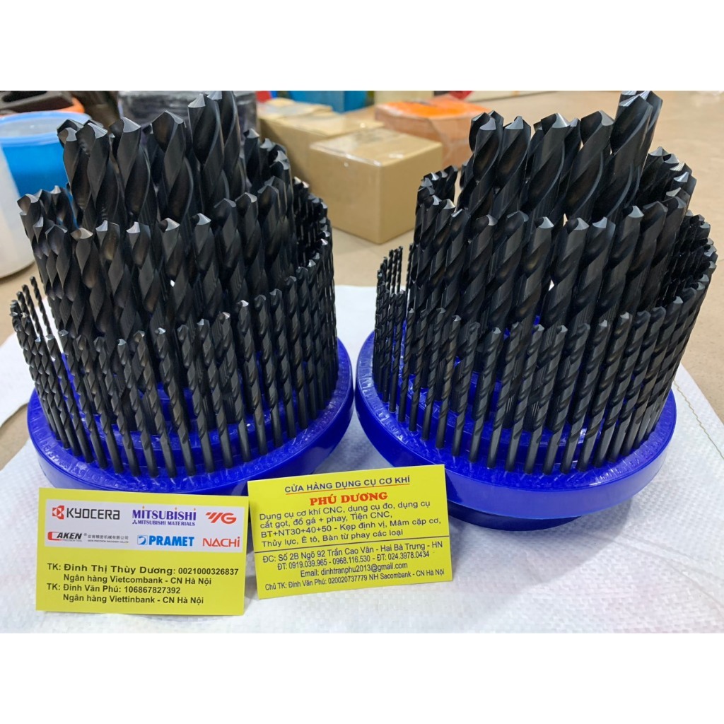 Mũi khoan nachi L500 HSS ( Chính Hãng ) size từ 0.8mm - 5.9mm | Shopee Việt Nam