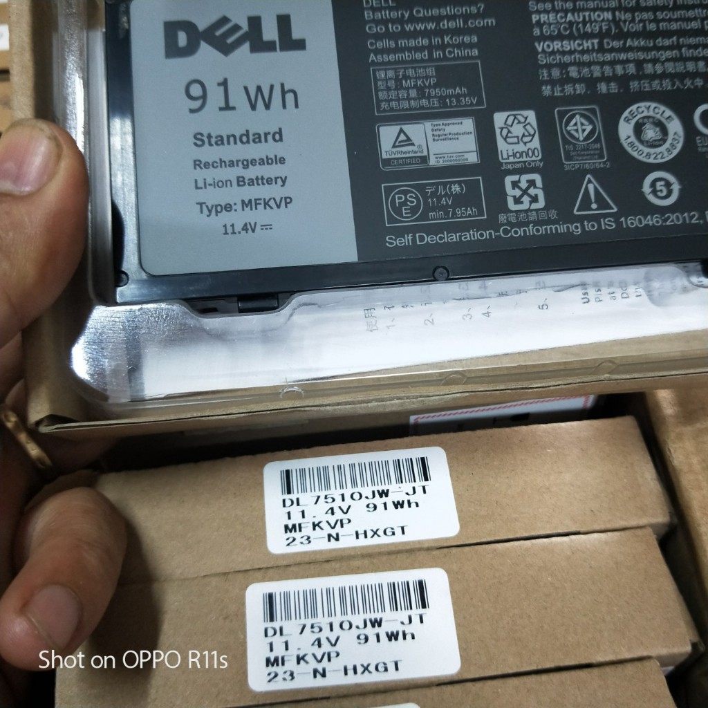 Pin MFKVP 91wh NEW ZIN Dell Precision 7510 7520 7710 7720 M7710 M7510 ...