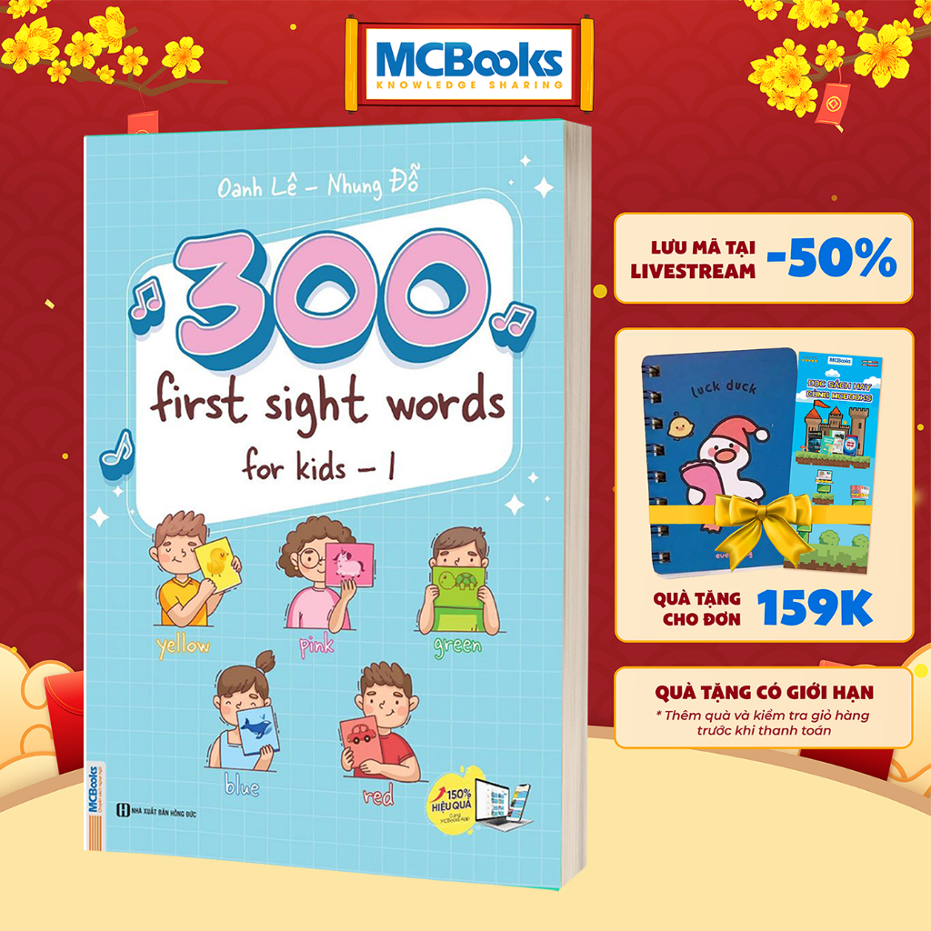 Sách - 300 First sight words for kid - 1 | Shopee Việt Nam
