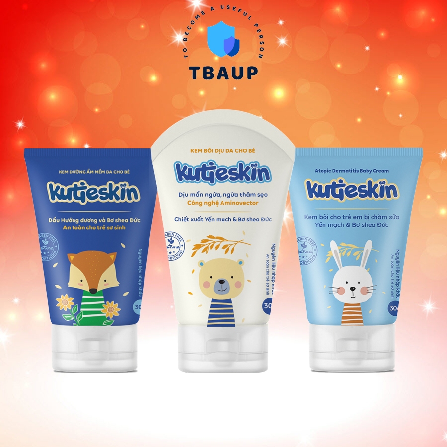 Kem bôi da trẻ em Kutieskin - Giảm mẩn ngứa, hăm tã, côn trùng cắn ...