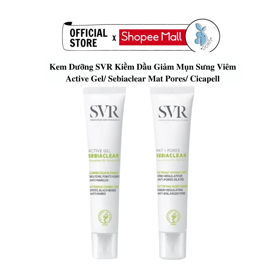 Kem Dưỡng SVR Sebiaclear Active Gel/Mat+Pores 40ml | Shopee Việt Nam