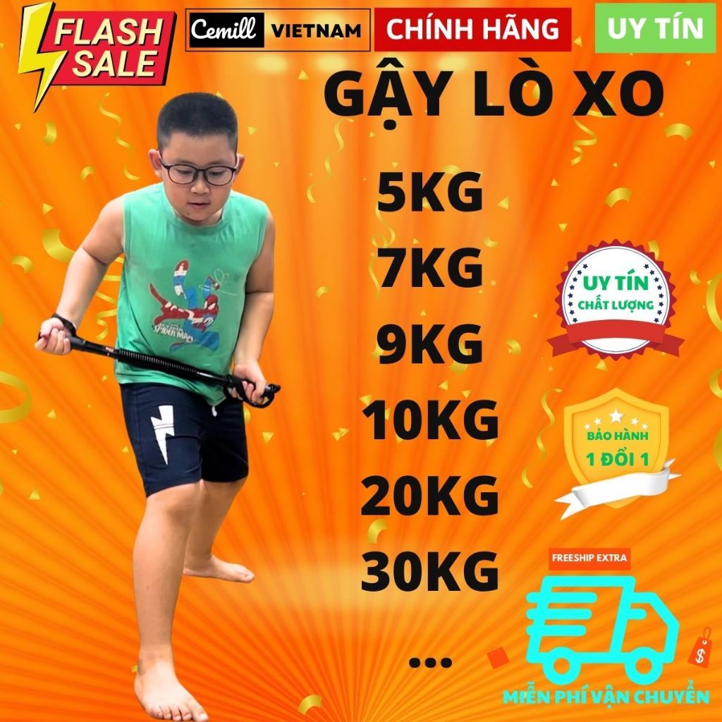 Gậy lò xo tập cơ tay 5kg 10kg cho trẻ 20kg, 30kg, 40kg, 50kg, 60kg, 70kg, 80kg, 90kg, 100kg dùng ...