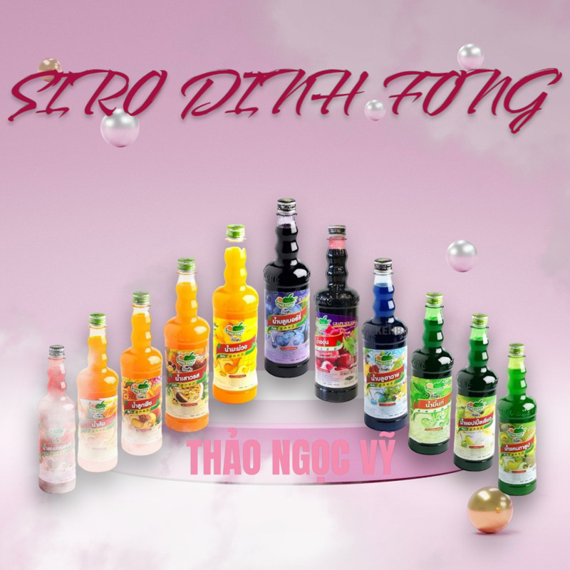 SIRO DINGFONG THÁI LAN HƯƠNG VỊ ĐỦ LOẠI~750ML | Shopee Việt Nam