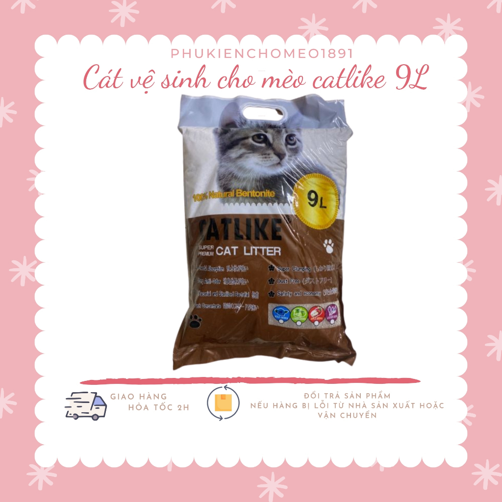 Cát vệ sinh cho mèo CATLIKE 9L | Shopee Việt Nam
