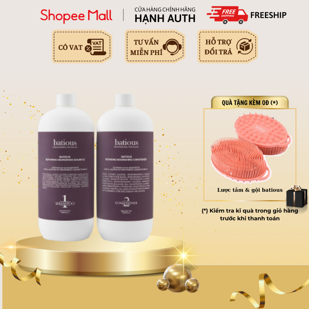 Dầu Gội Batious Chính Hãng - Dầu Gội Xả Phục Hồi Tóc Hư Tổn Đa Tầng ...