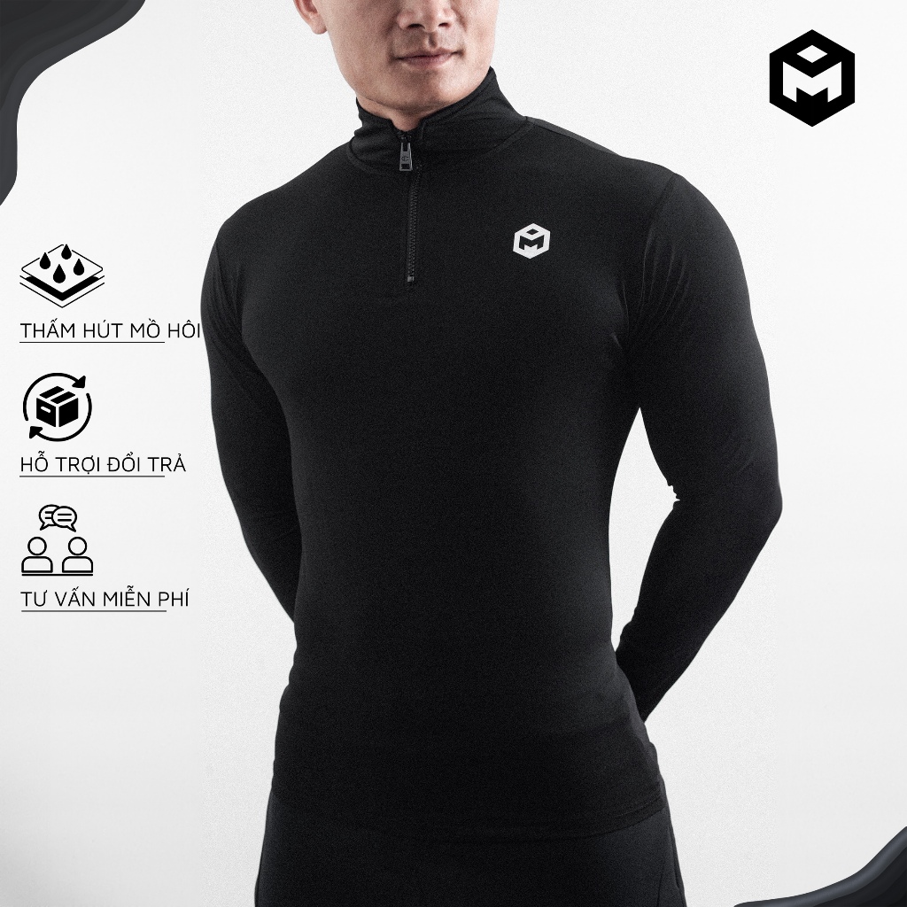 [ CAO CẤP ] Áo Giữ nhiệt - Cao Cổ - Cổ Có Khóa - vải Thun lụa 4.0 2023 G1047 | Shopee Việt Nam