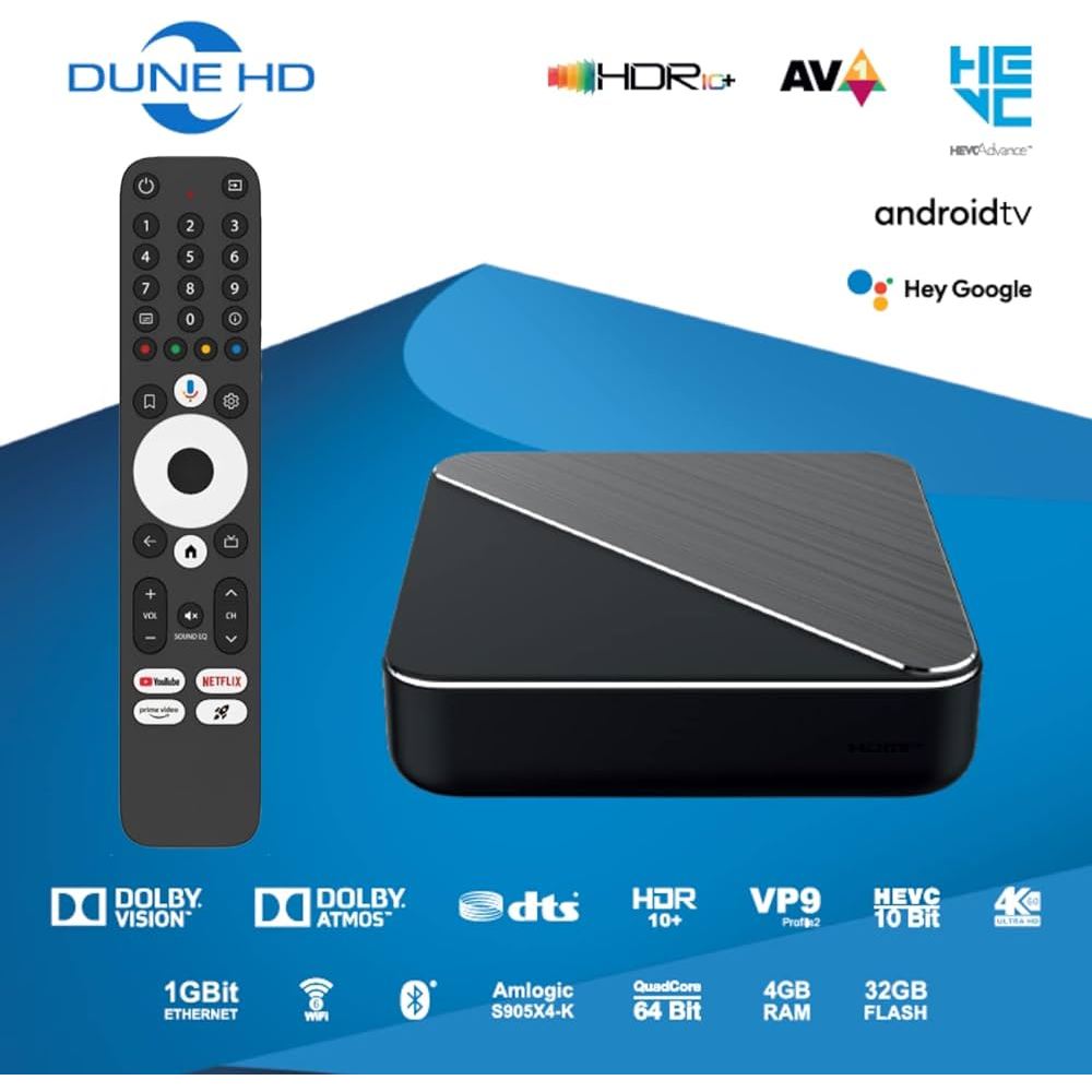 Android TV Box Dune HD Homatics Box R 4K Plus - Netflix 4K, chứng chỉ ...