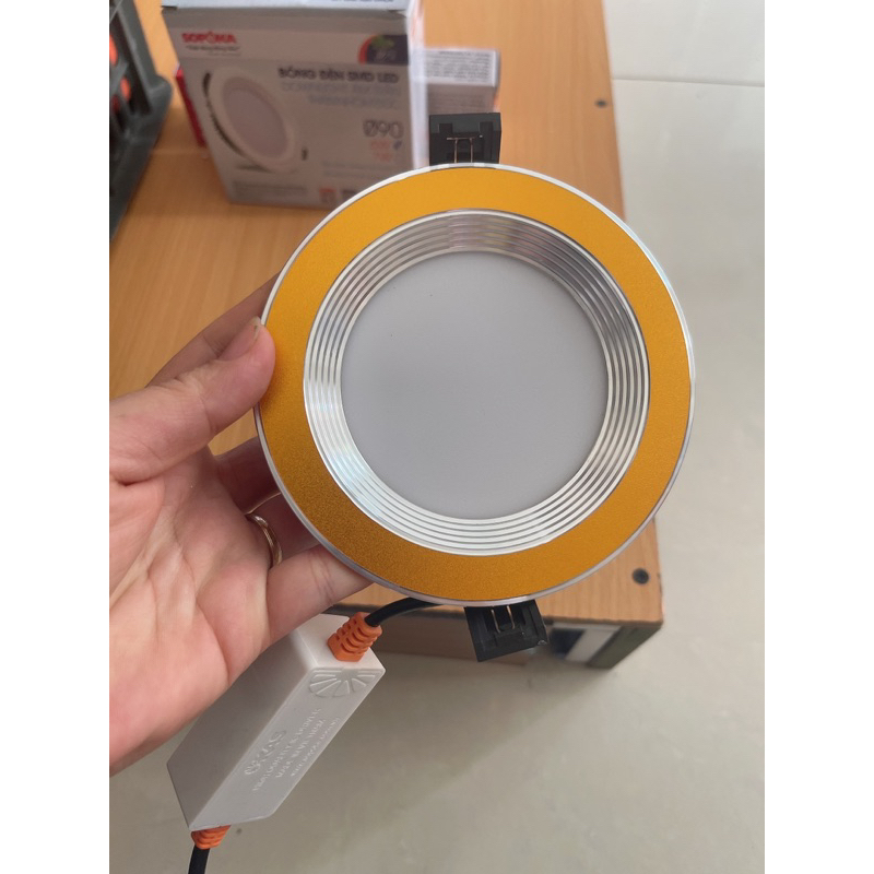 Bóng led âm trần Sopaka đổi màu 9W | Shopee Việt Nam