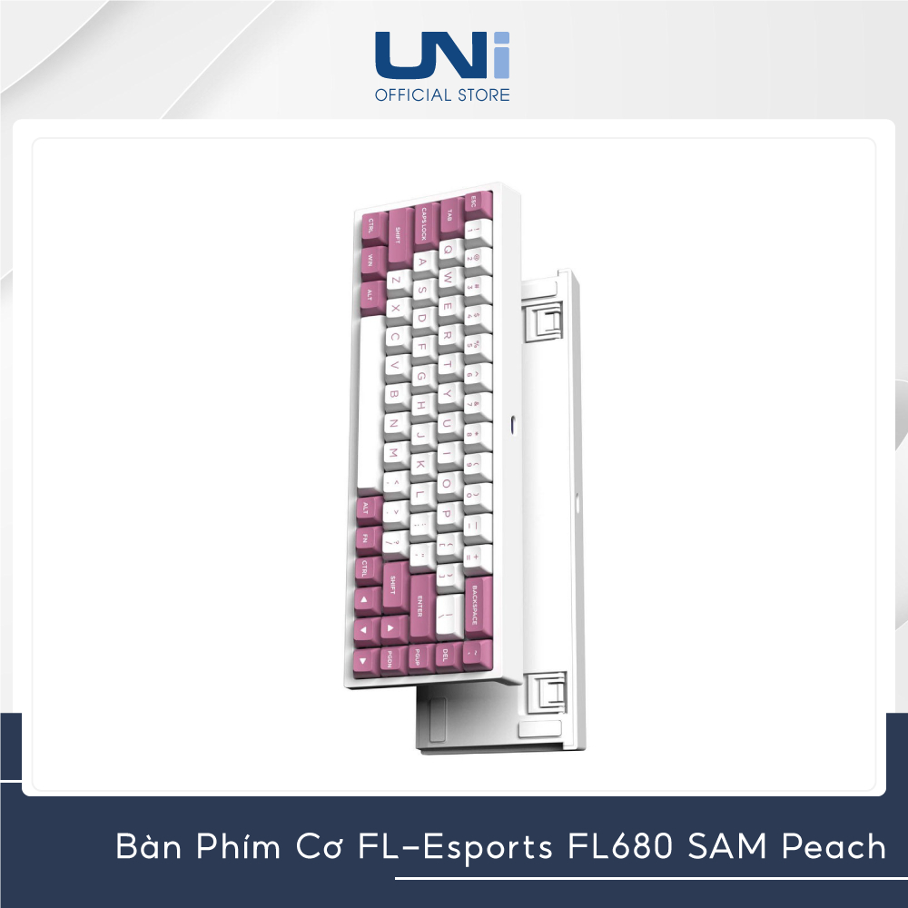 Bàn Phím Cơ FL-Esports FL680 SAM Peach (Gateron Cap Brown - Peach - Mới ...