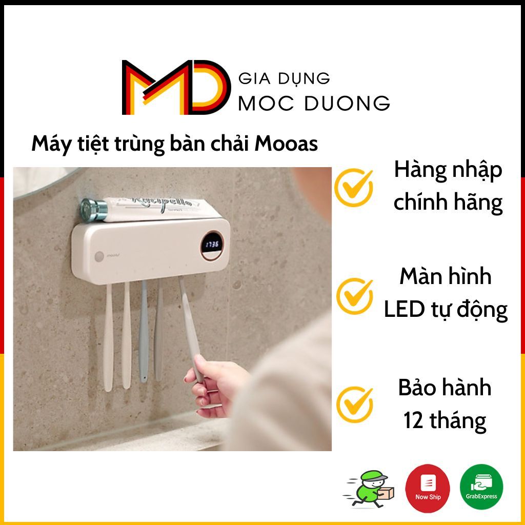 Máy tiệt trùng bàn chải Mooas, sử dụng tia UV - Hàng Hàn chính hãng | Shopee Việt Nam