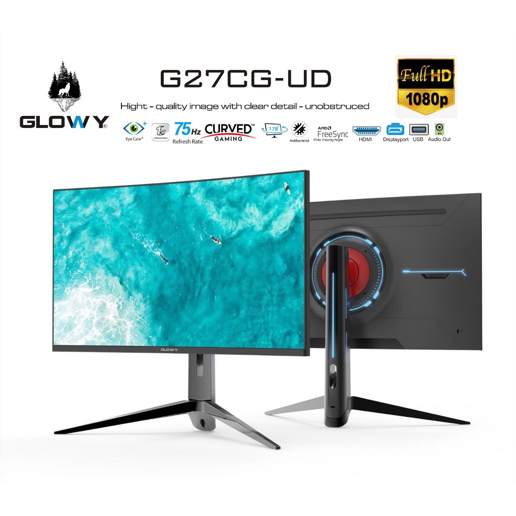 Màn hình Glowy G27CG-QHD (2k) 27 inch 165Hz QHD Gameming - Curved - RGB ...