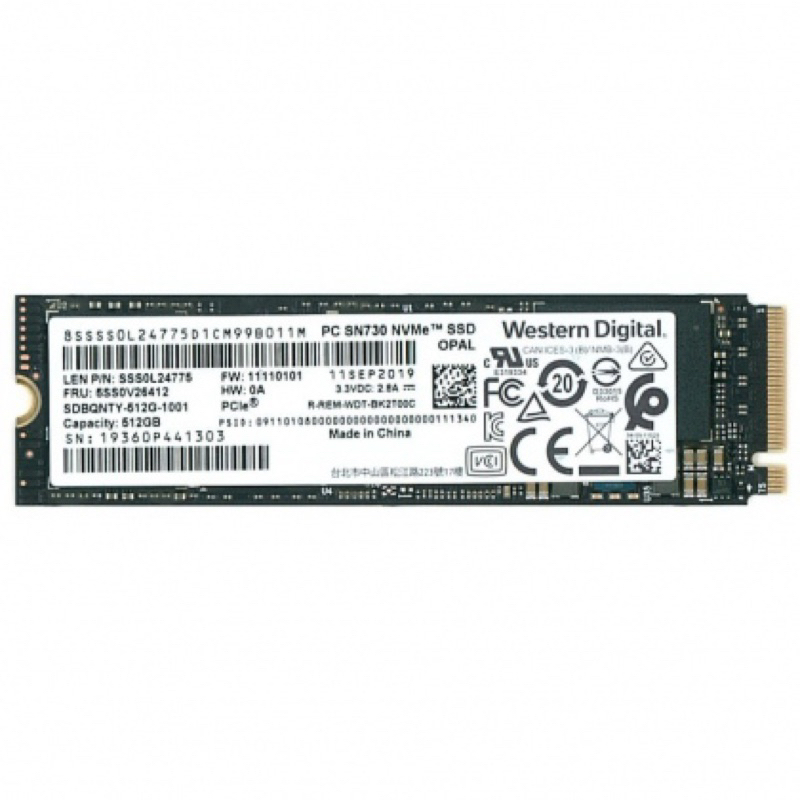 Ổ cứng SSD M2-PCIe 1TB WD SN730 NVMe 2280 new 0h sử dụng | Shopee Việt Nam